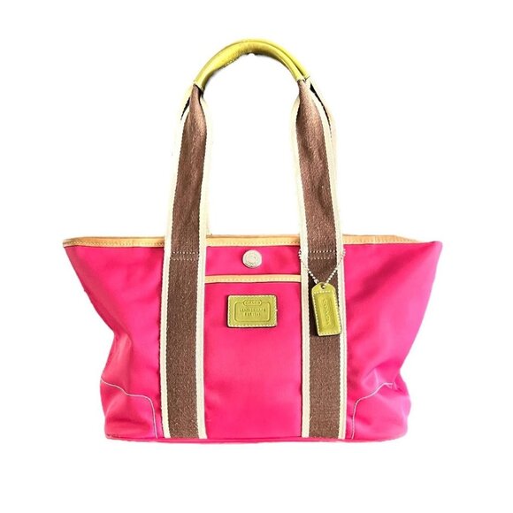 Coach | Bags | Vintage Coach Hampton Sateen Neoprene Satchel Bag Purse ...